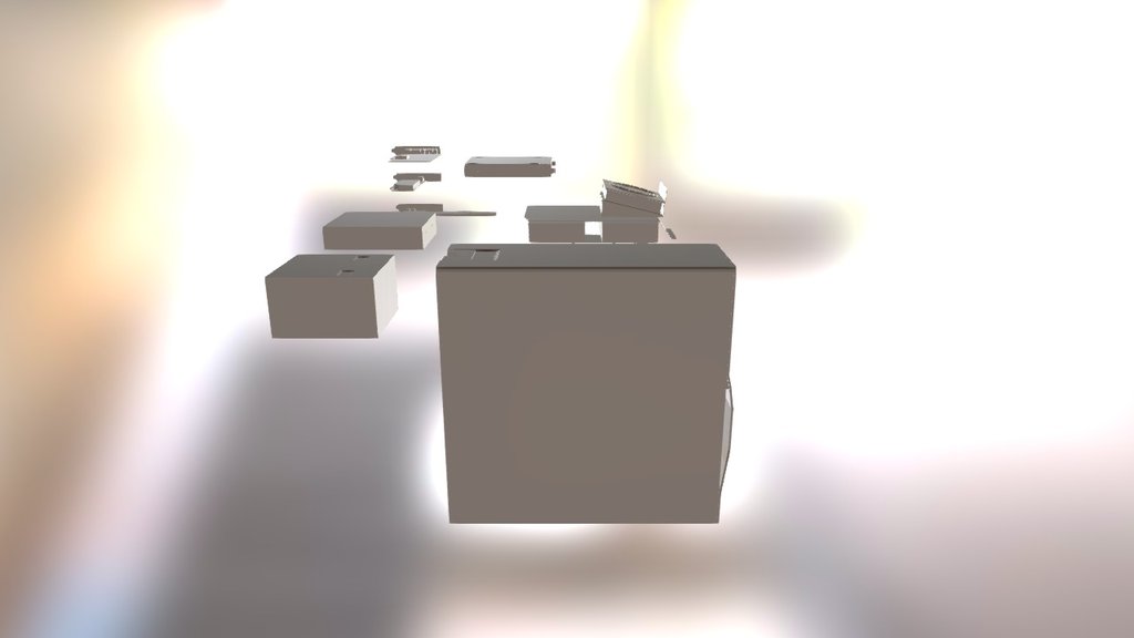 PC Model - 3D model by ROBYER1 [7459a42] - Sketchfab