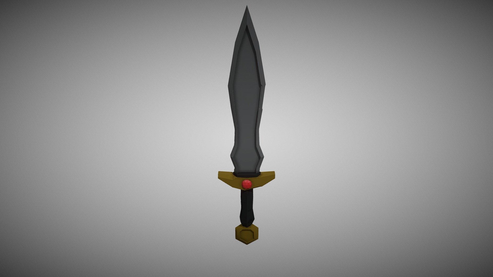 Basic Low Poly Sword - Download Free 3D model by Jake_hilton [7459d78 ...