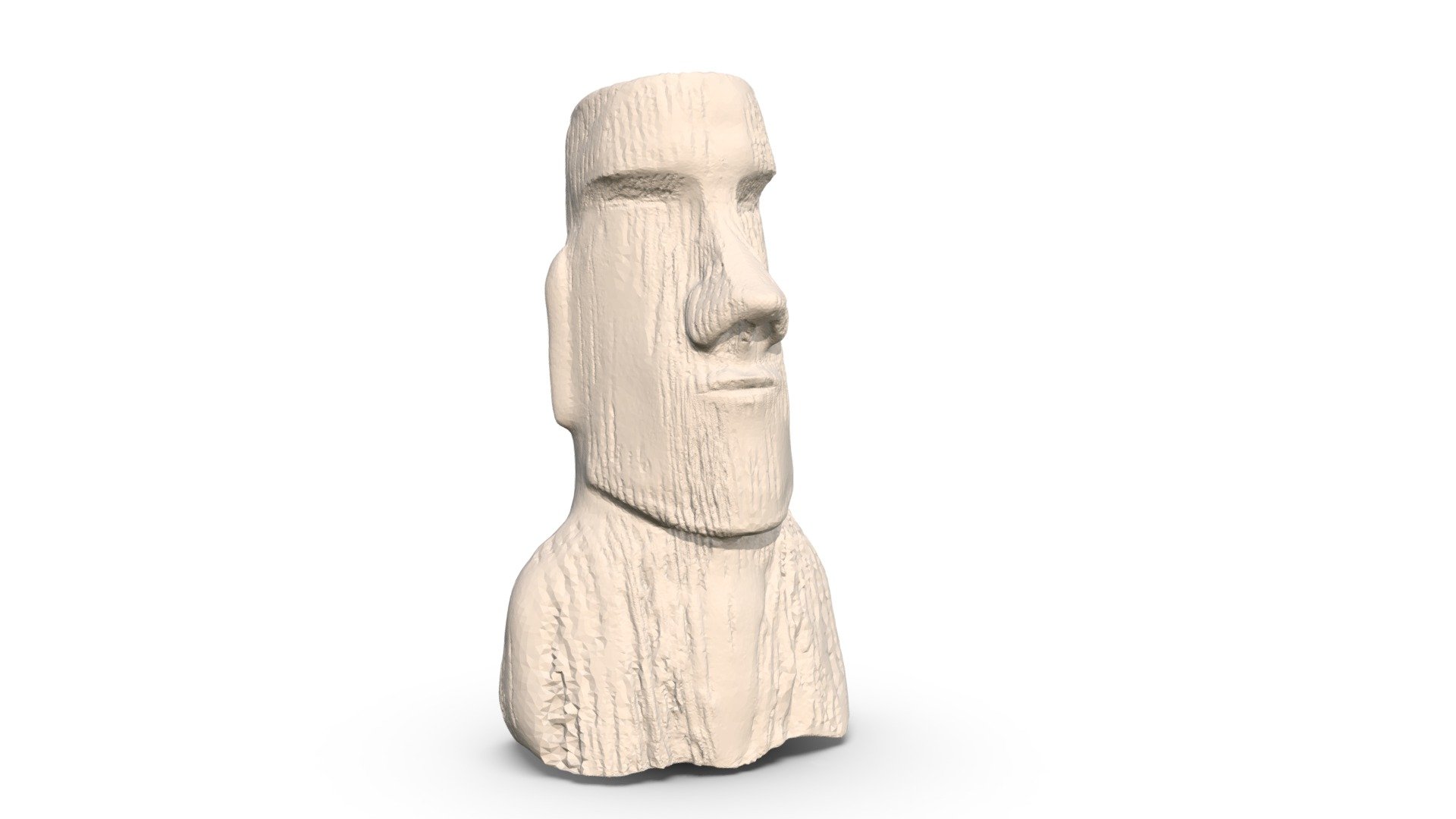 Moai head - 3D model by MaRaT [745b9c1] - Sketchfab