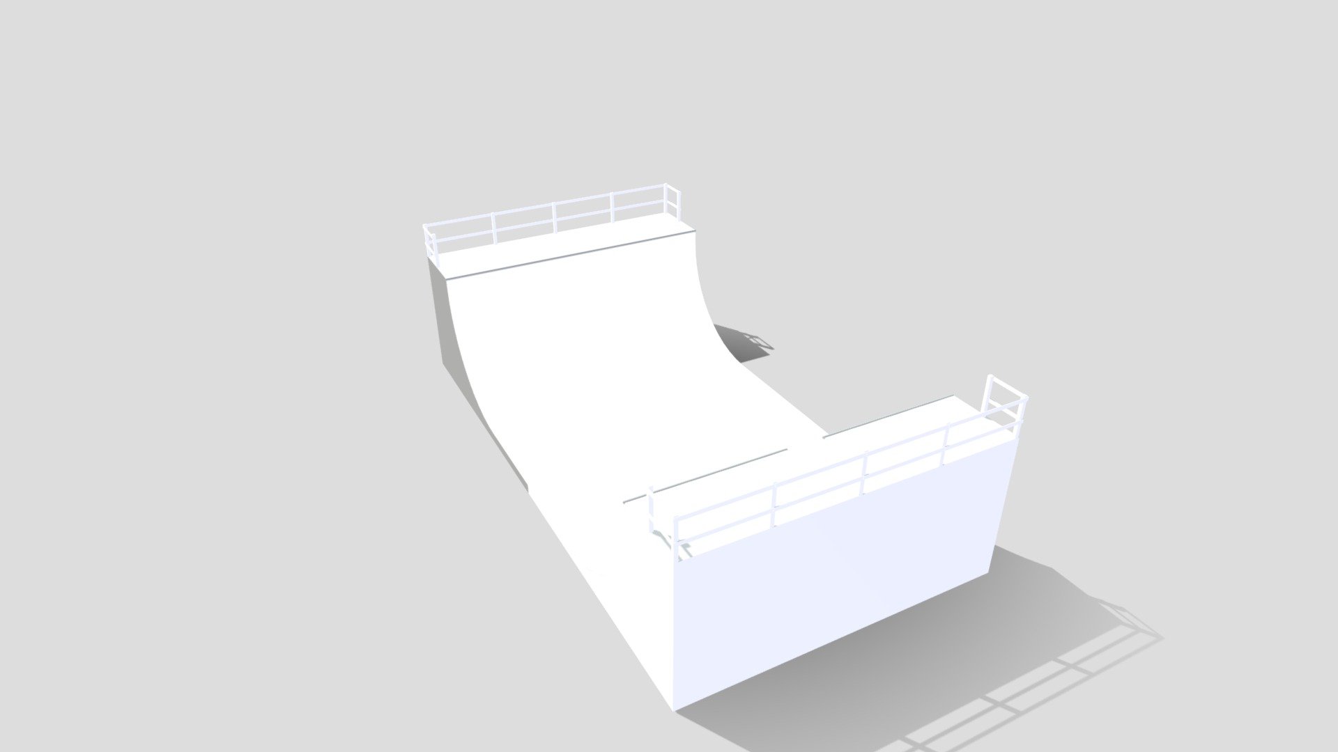 Rollins Halfpipe Textured 02 - Download Free 3D model by Freckris ...