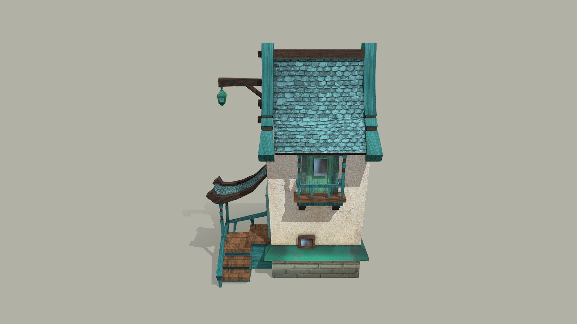 Small house Building - 3D model by Ryan Koh (@RyanKoh) [745ced8 ...