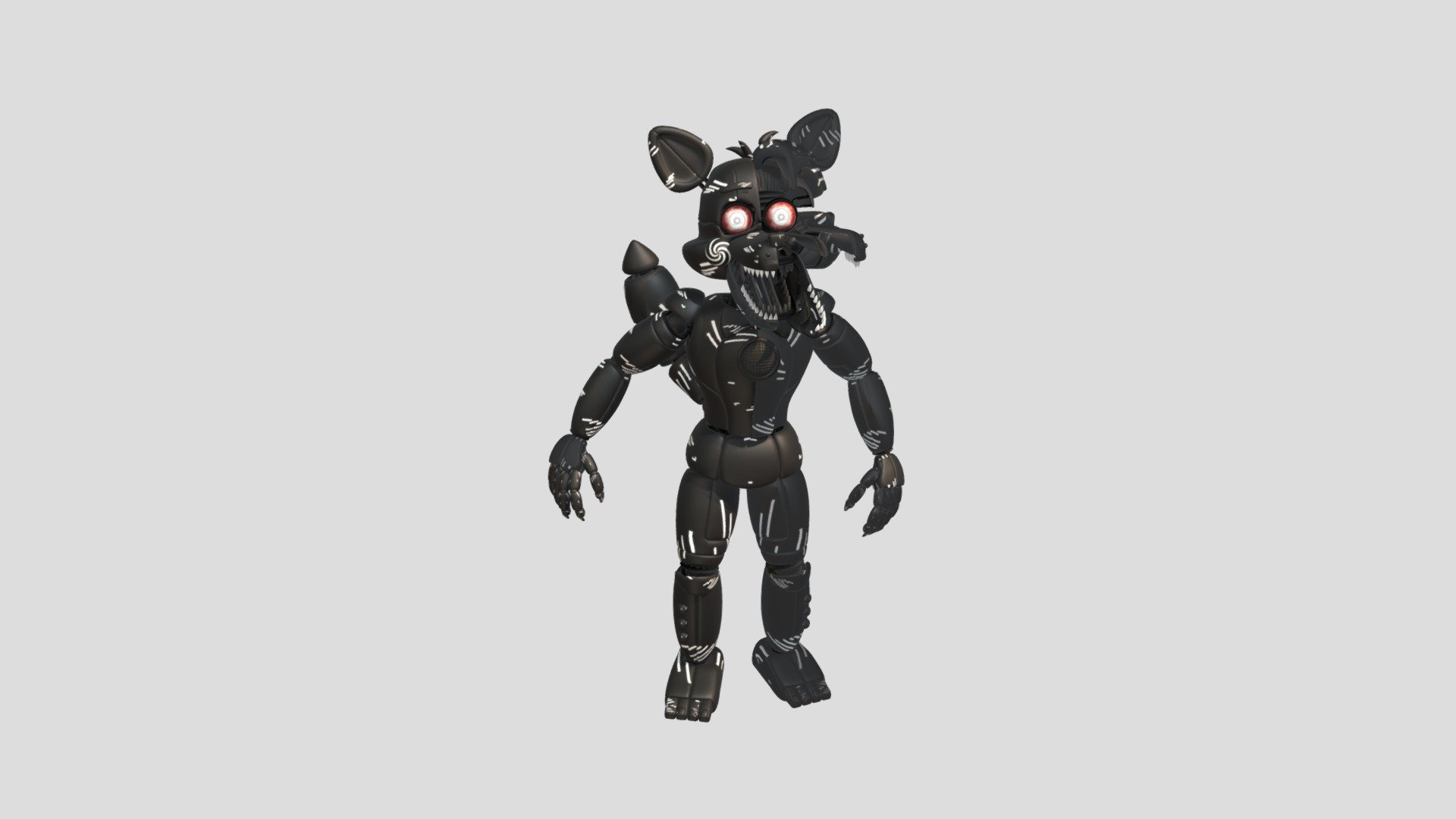 T Funtime Foxy Download Free 3d Model By F7009878 [745d062] Sketchfab