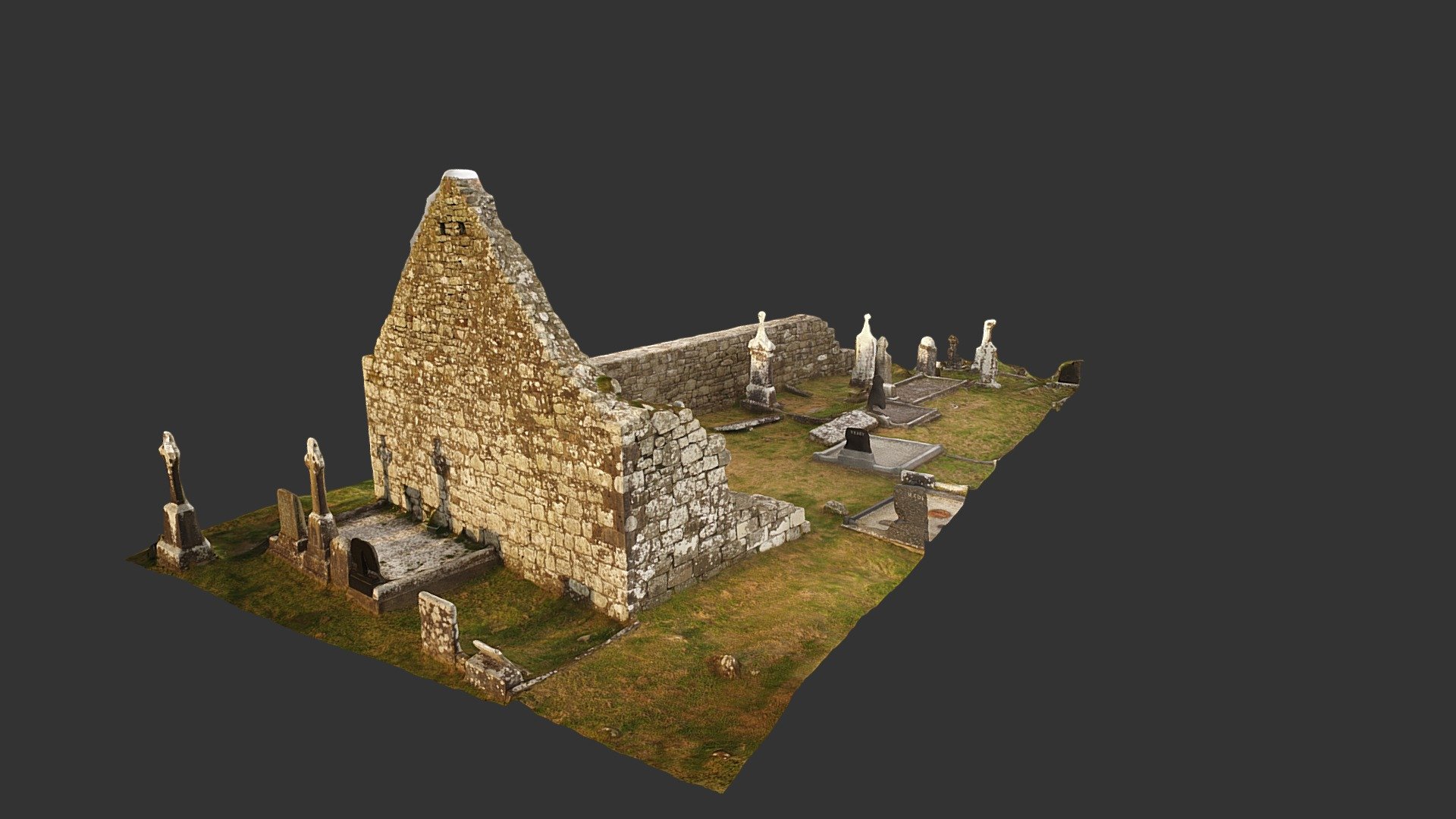Baslick Early Medieval Church Structure - 3D model by HeritageNI.com ...