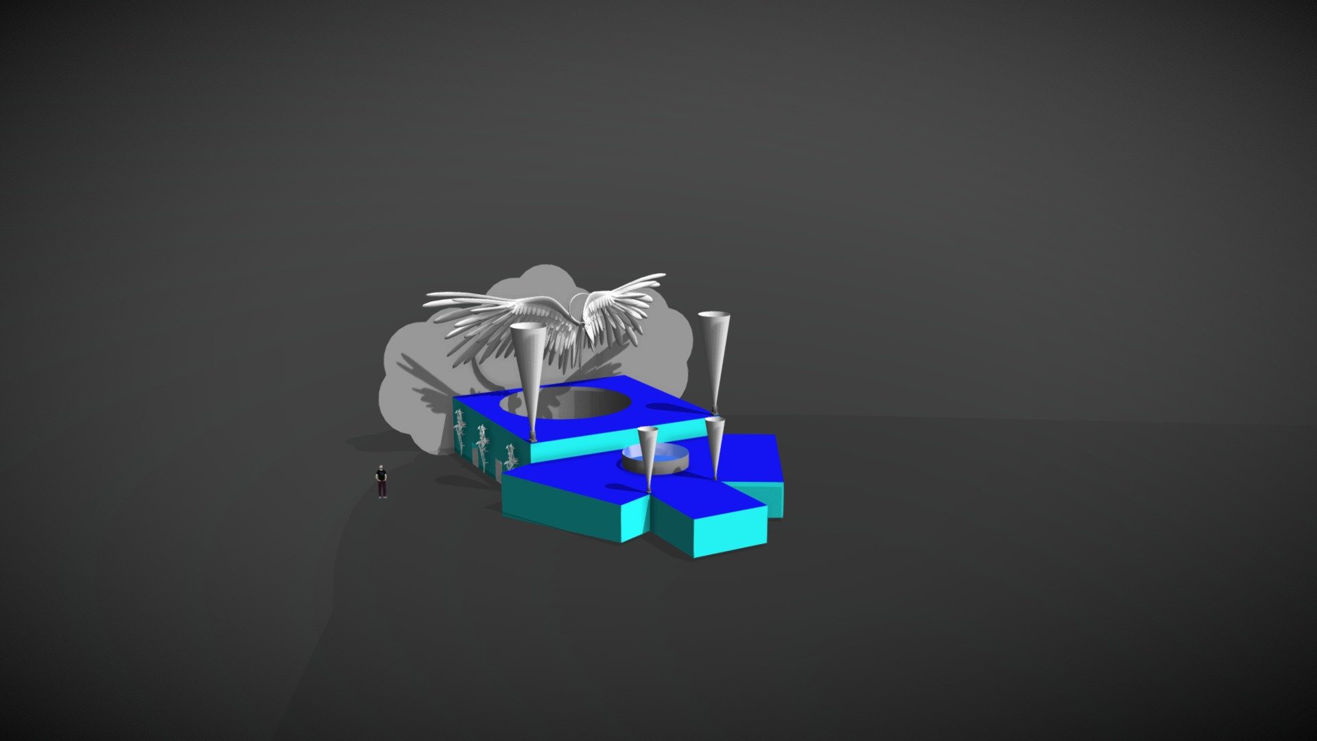 VR Assessment WK 12 Model- Choir stage - 3D model by tyralew21 [745d2eb] - Sketchfab