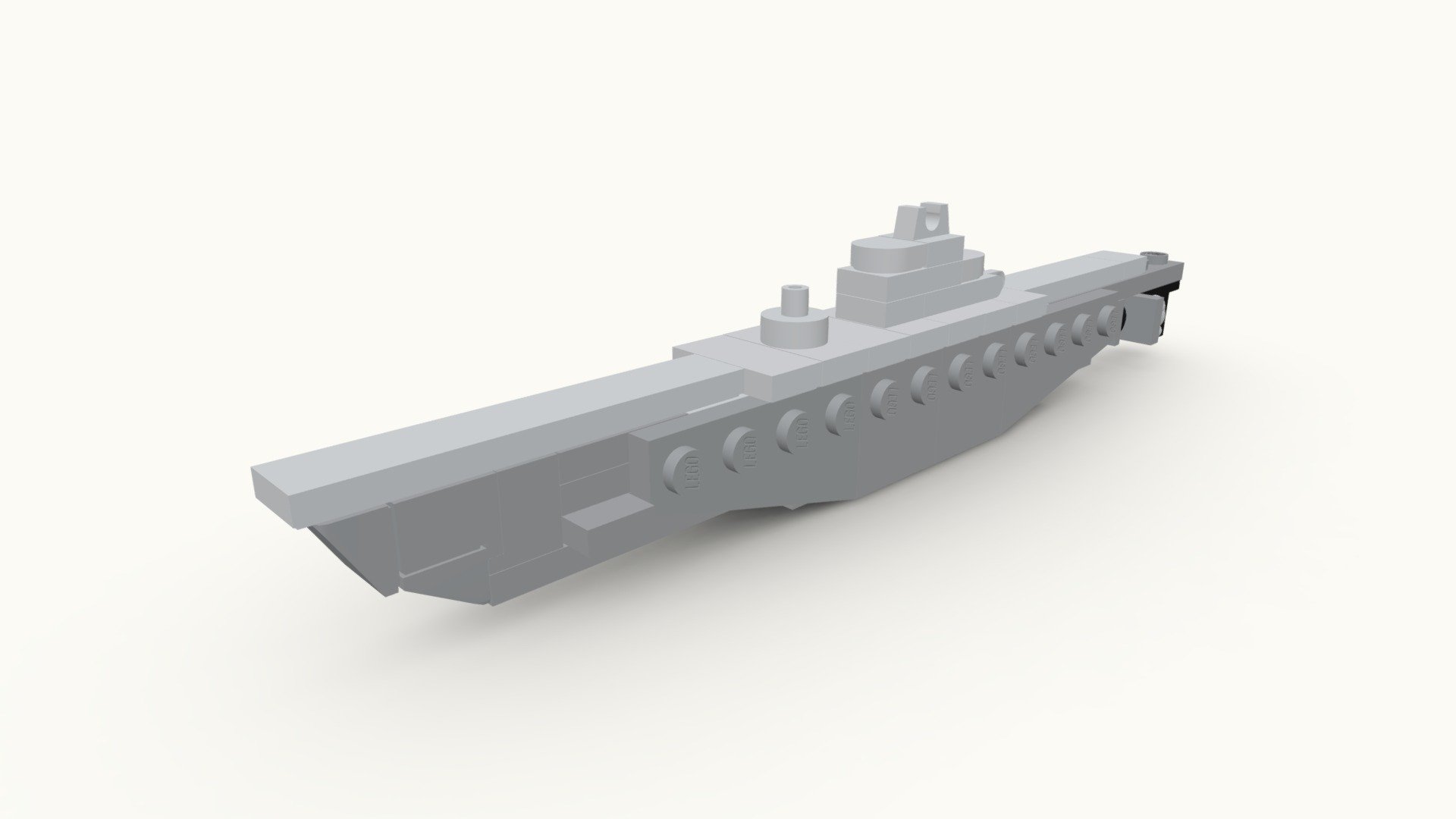LEGO U-505 Submarine MOC [#0126] - Download Free 3D model by The Bobby ...