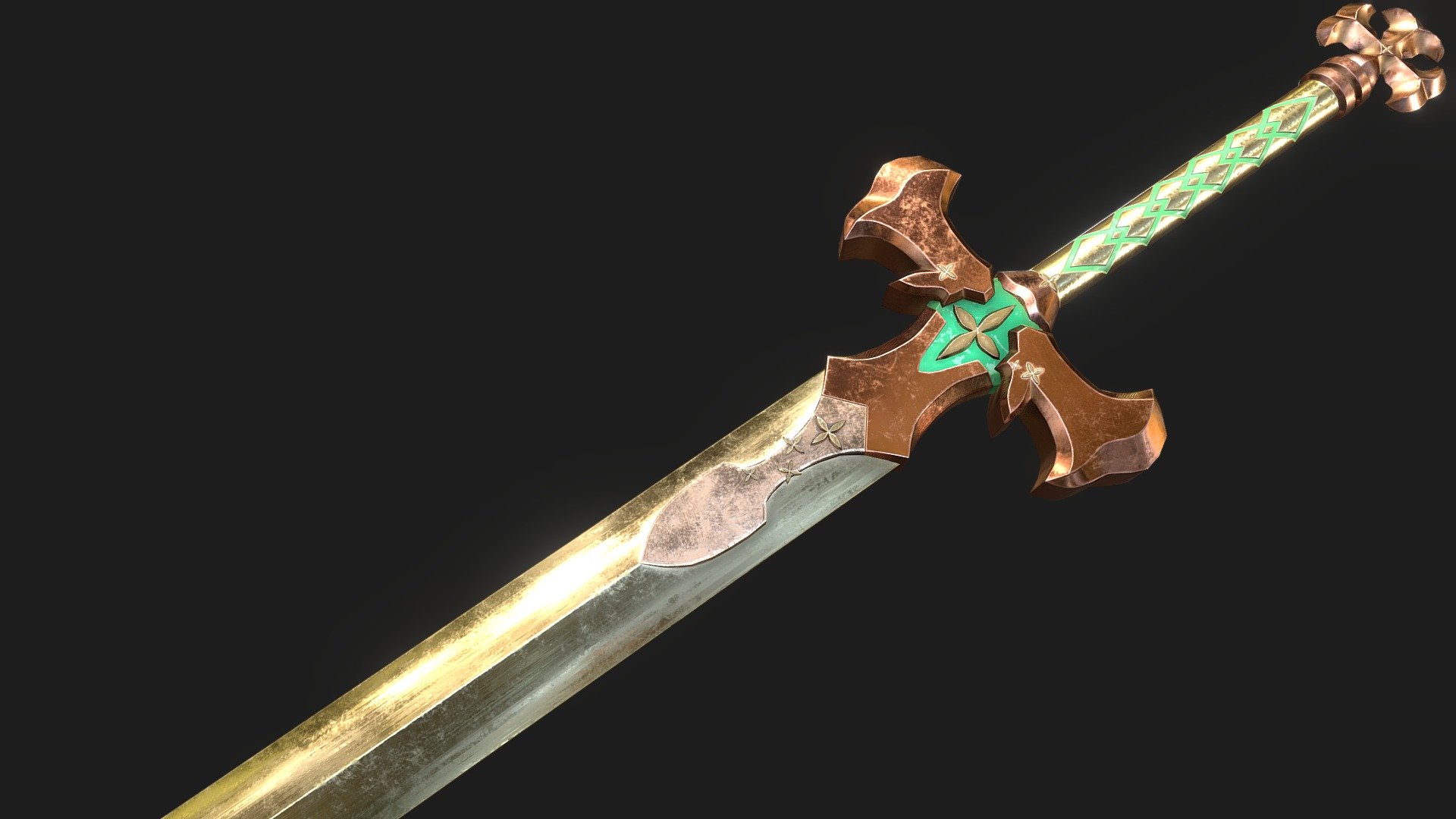 Sword Art Online - Fragrant Olive Sword - Download Free 3D model by ...