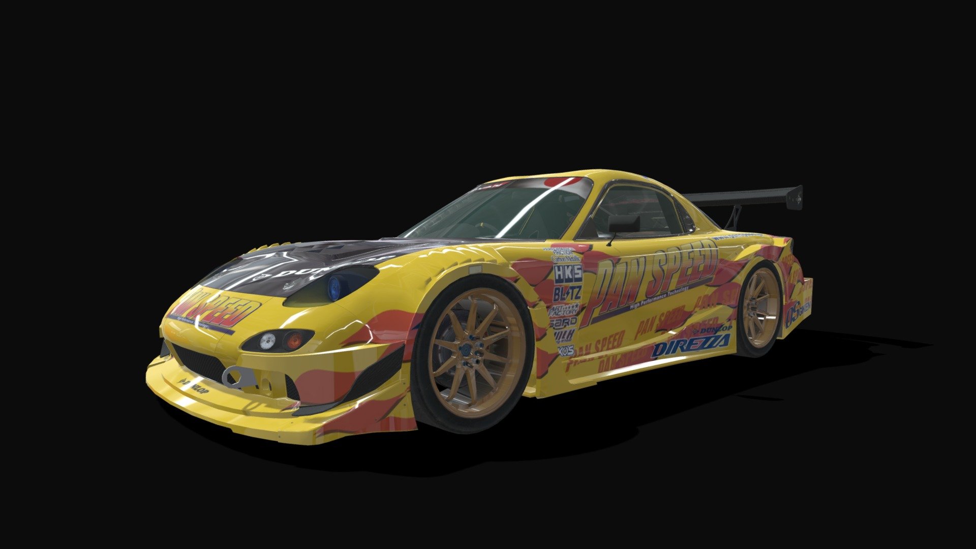 Mazda RX-7 Panspeed (FD3S) - Download Free 3D model by VuckyZ ...