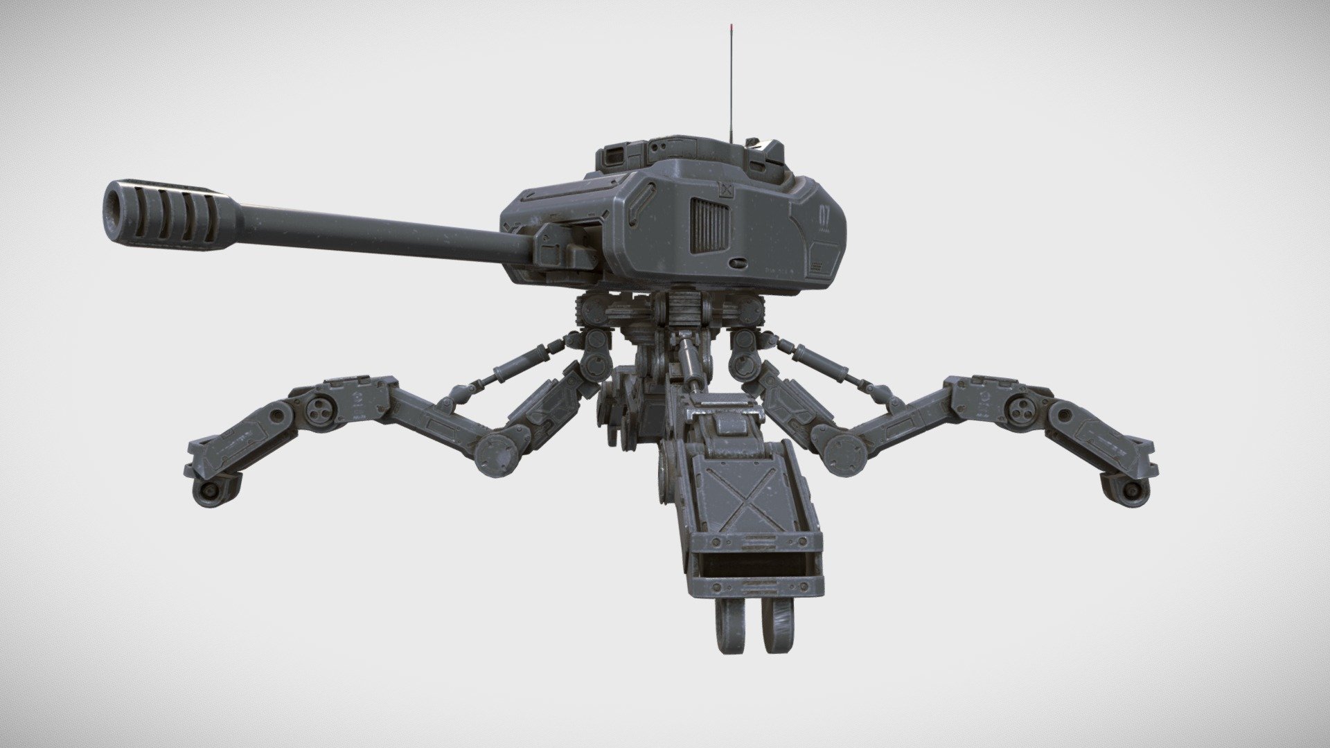 Mech Spider - Buy Royalty Free 3D model by Adrian Kulawik (@AKStudio3D ...