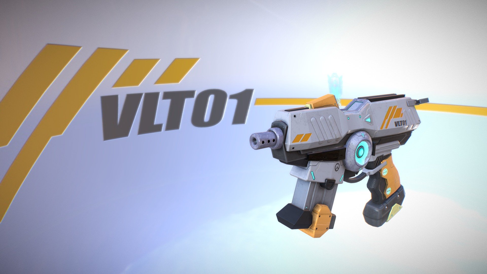 SCI-FI pistol in the OVERWATCH style - 3D model by willphase1 [745f260 ...