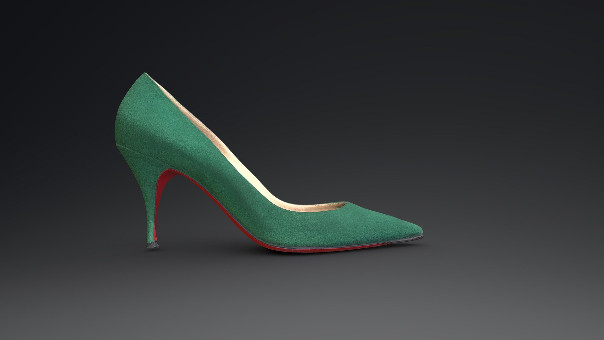 Louboutin Green Cam (+bump map) - 3D model by affanaruci [7460195 ...