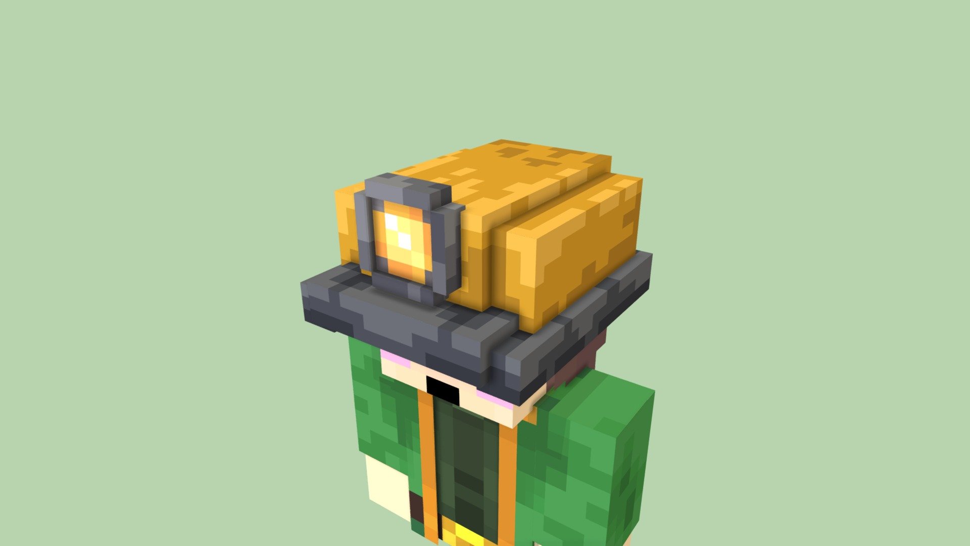  Minecraft Miner Helmet Download Free 3D Model By Sedona1029