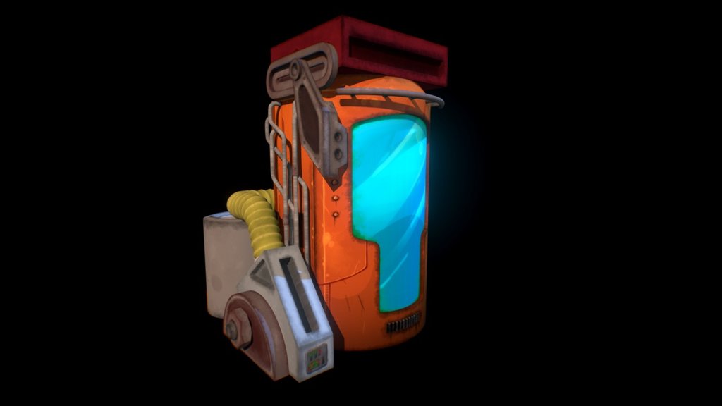 Cryogenic Machine Hand Painted - 3D model by Erik (@erikgarcia ...