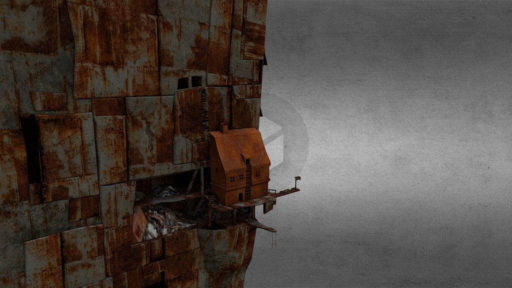 Rock House - 3D model by Maksym Kroka (@raccoonTed) [7461b79] - Sketchfab