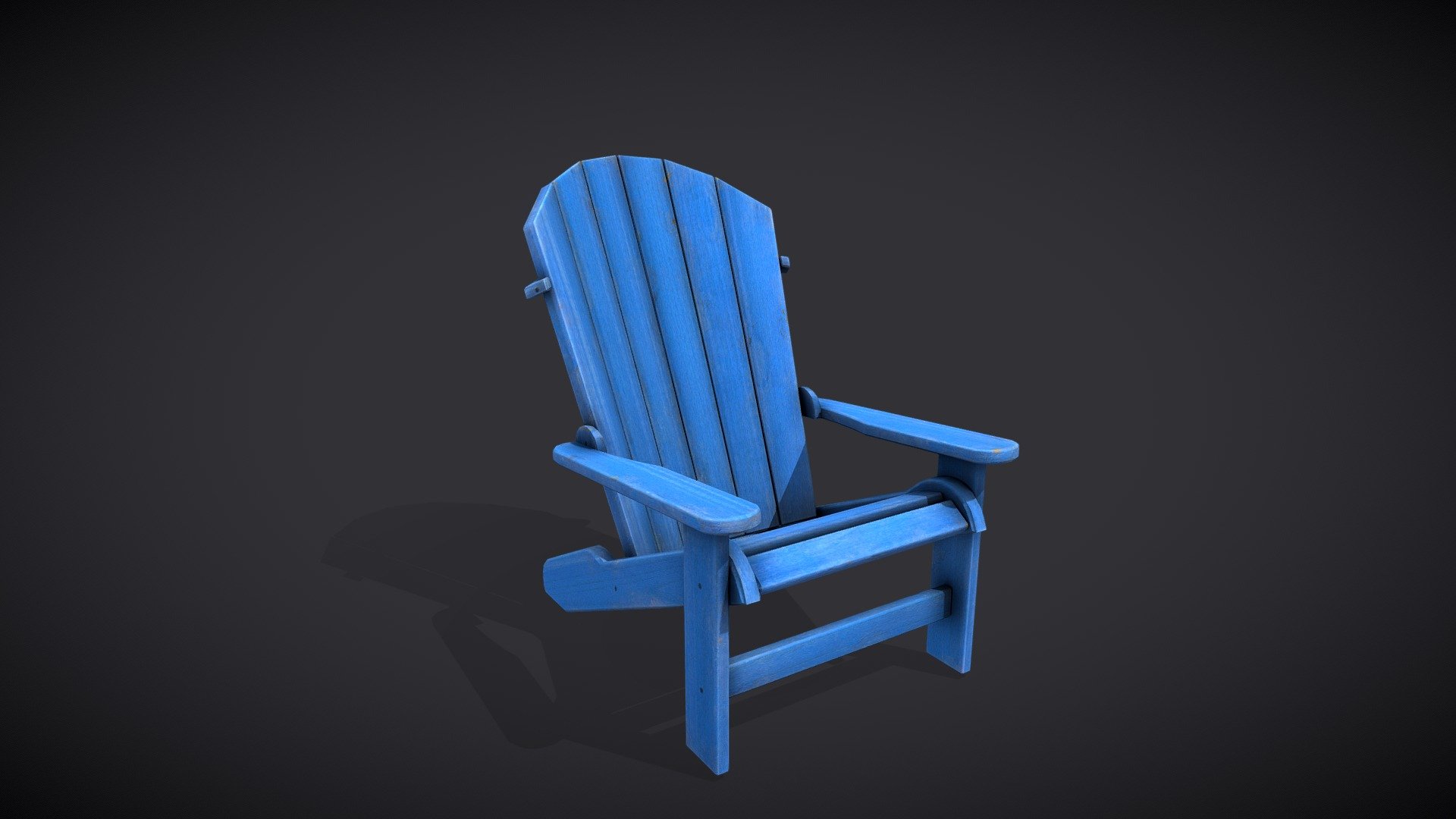 Adirondack Chair - Buy Royalty Free 3D model by StellarX [7461c0c ...