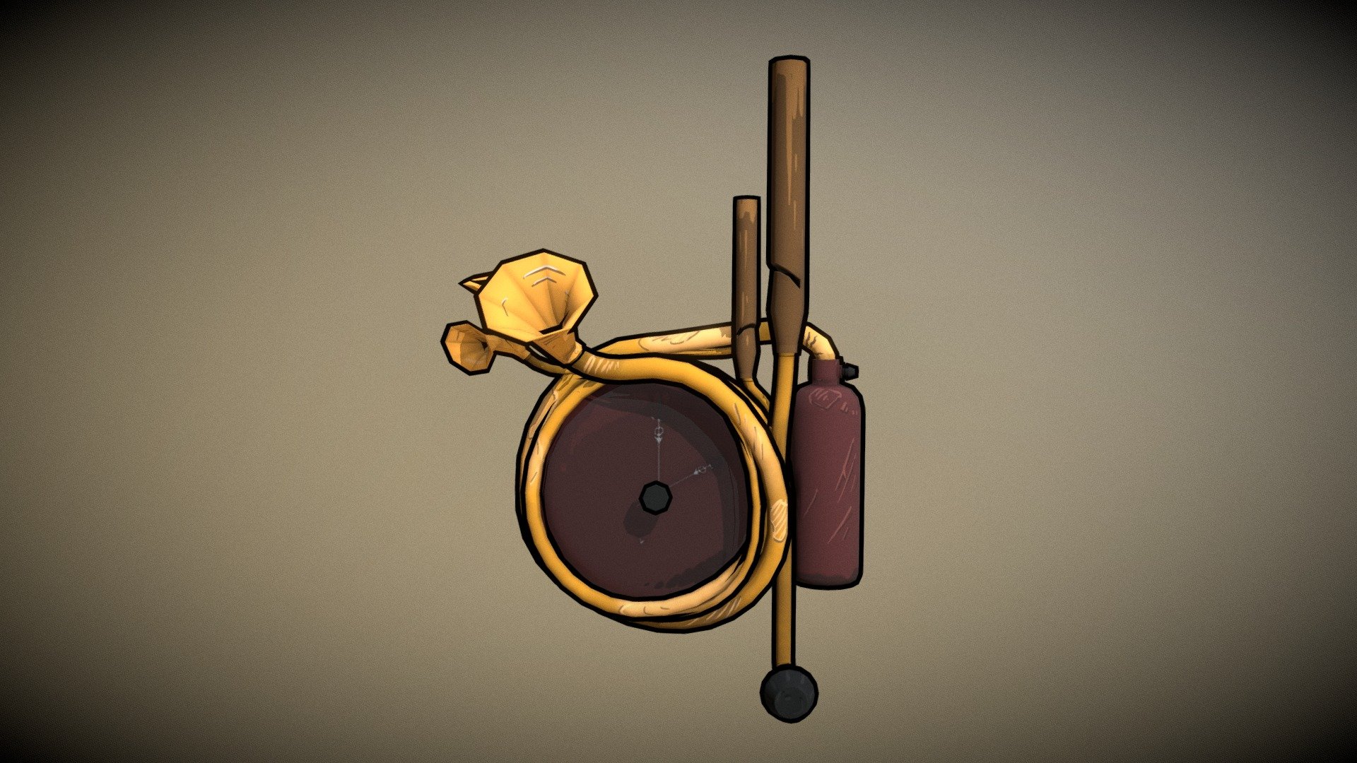 steampunk clock - testing outlines - 3D model by learno [746358f ...