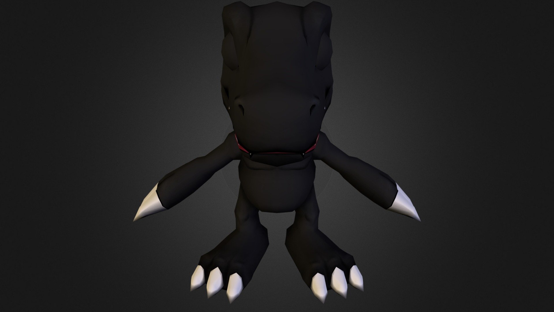 PC Computer - Digimon Masters - Black Agumon - 3D model by rogarmao ...