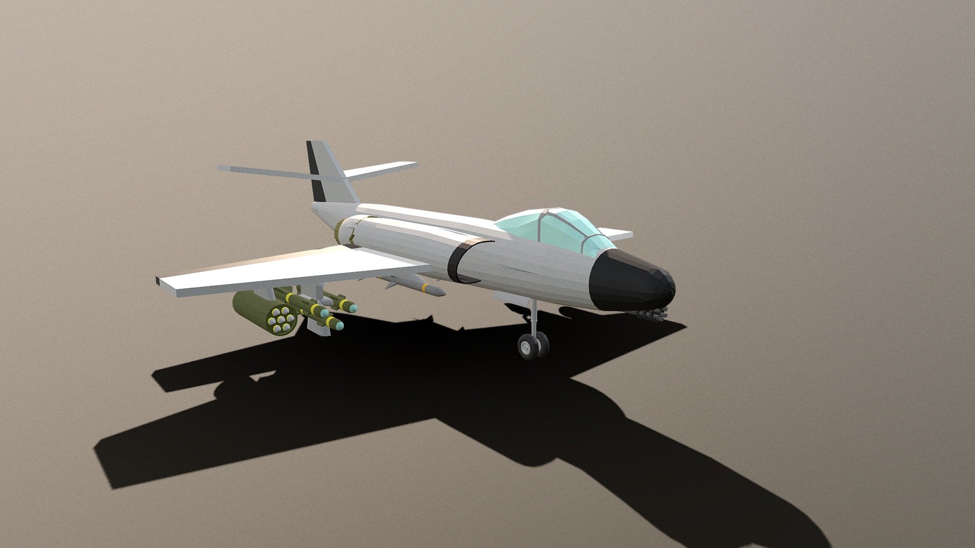 "Grouper" Attack Jet - Download Free 3D model by Mozfoo [7464d10 ...