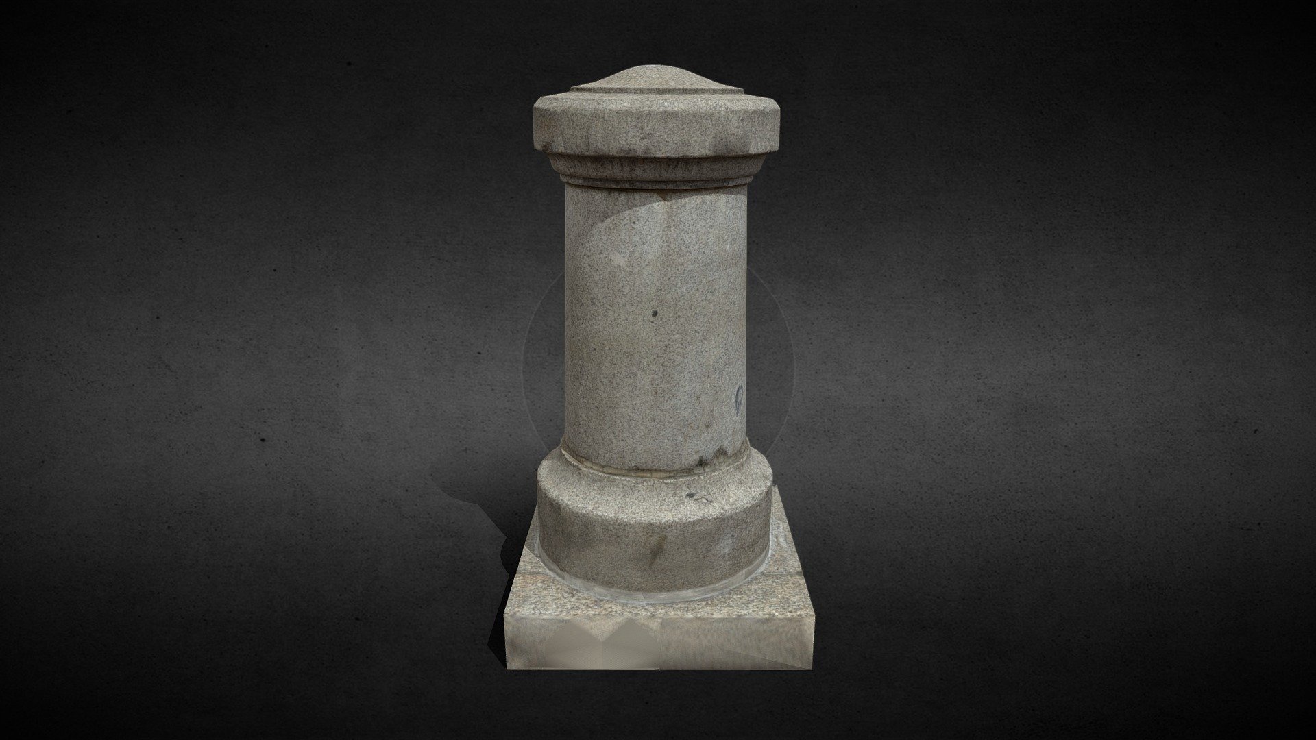 Trafalgar Square Stone Bollard - 3D model by Christians- The Survey ...