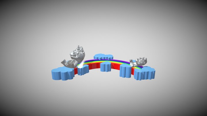 Rainbow-unicorn 3D models - Sketchfab