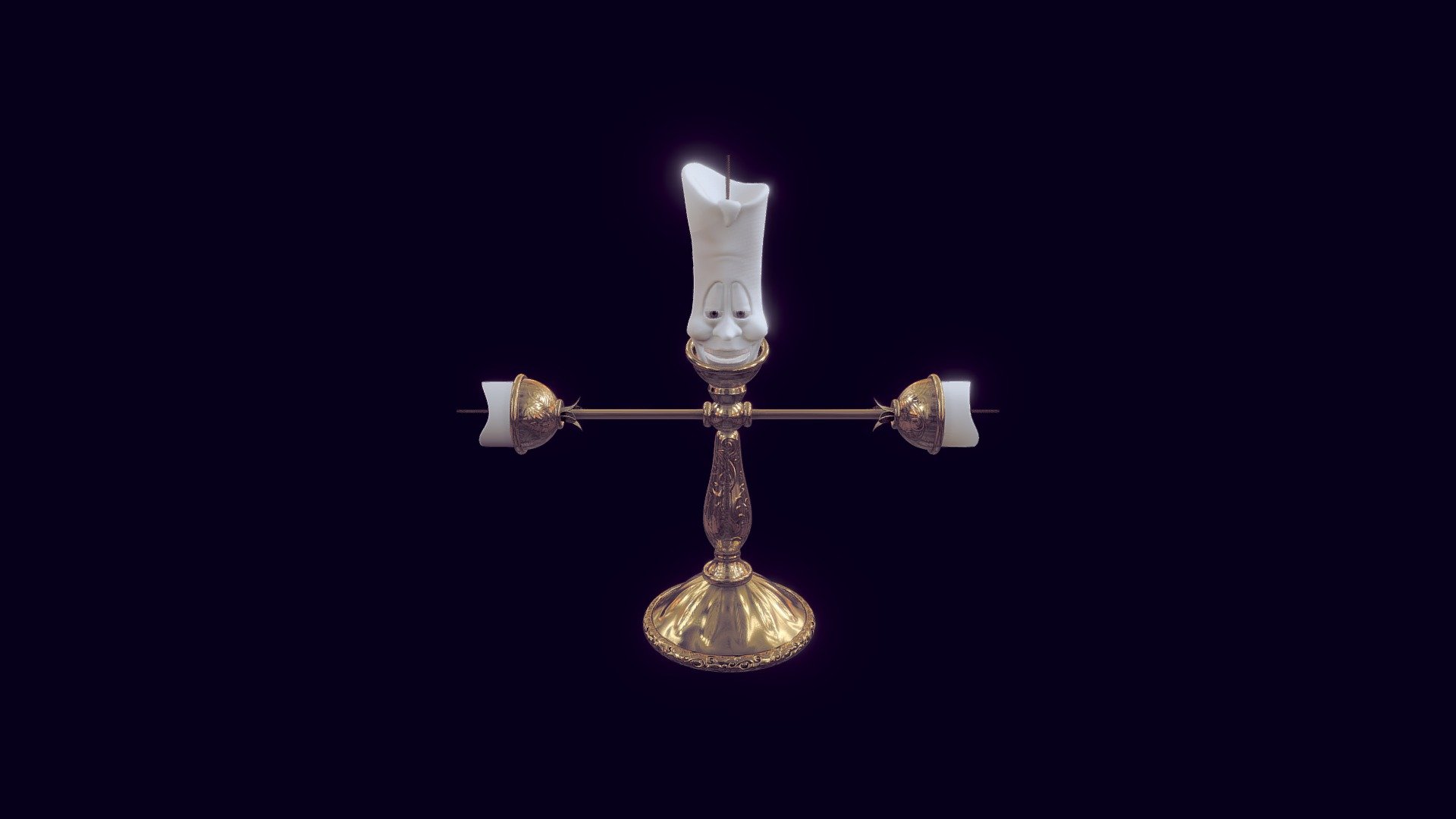Lumiere - Beauty And The Beast - 3D model by Rodrigo Baldino ...