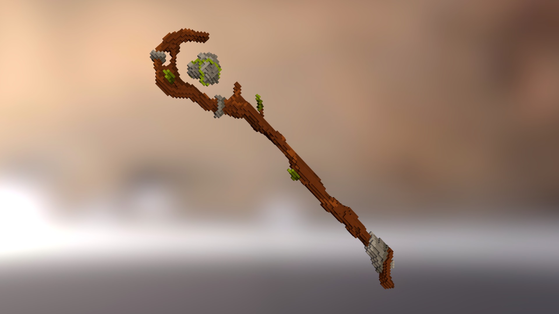 Staff of Earth - 3D model by Robert B (@robert.burik) [746ae3c] - Sketchfab