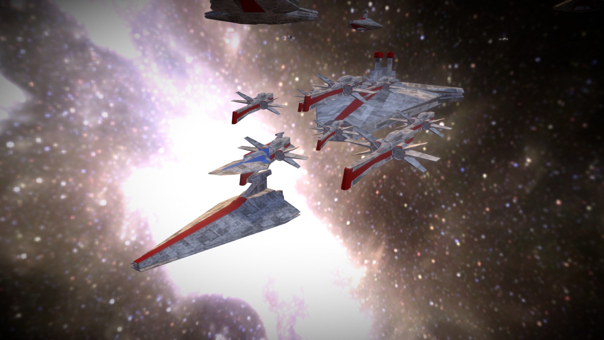 Republic Fleet (Clone Wars) - 3D model by Sander Winkeler (@aerialmace ...