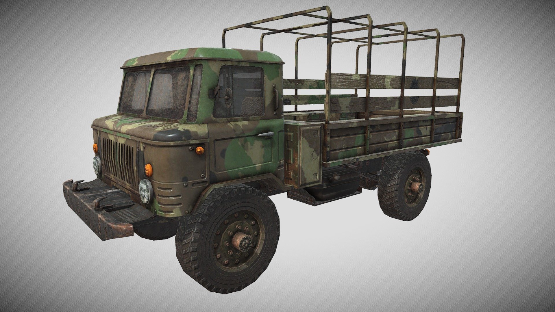 Gaz 66 Model Truck - Buy Royalty Free 3D model by Sula [746d482 ...
