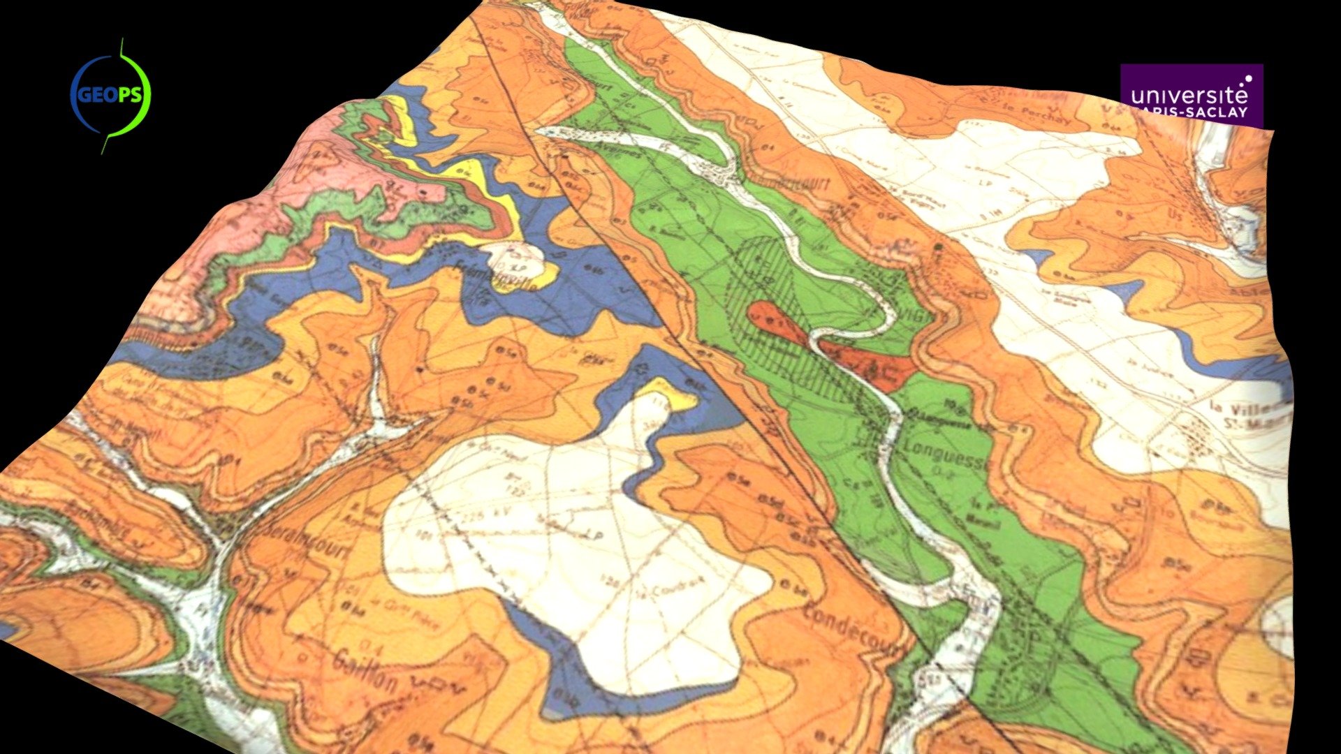 Pontoise - CP 95000 - 3D model by GEOPS U-Paris-Saclay (@gouravour ...