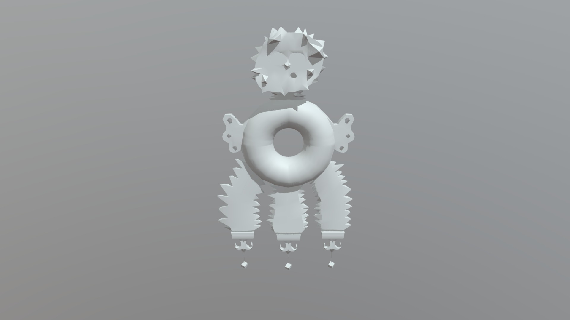 The Puffer Fish Alien model - Download Free 3D model by RahaliaSenior ...