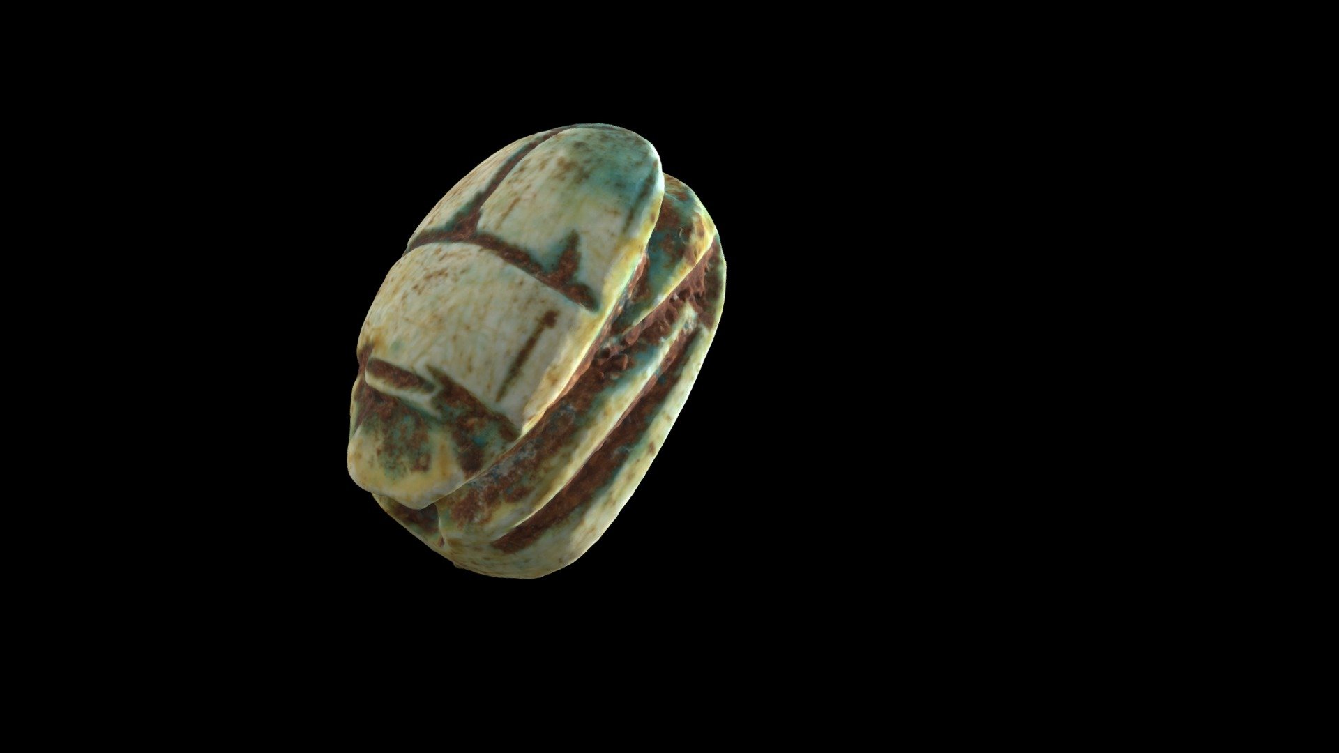 Scarab Bead - 3D model by Maddy_Stegeman [746fd1b] - Sketchfab