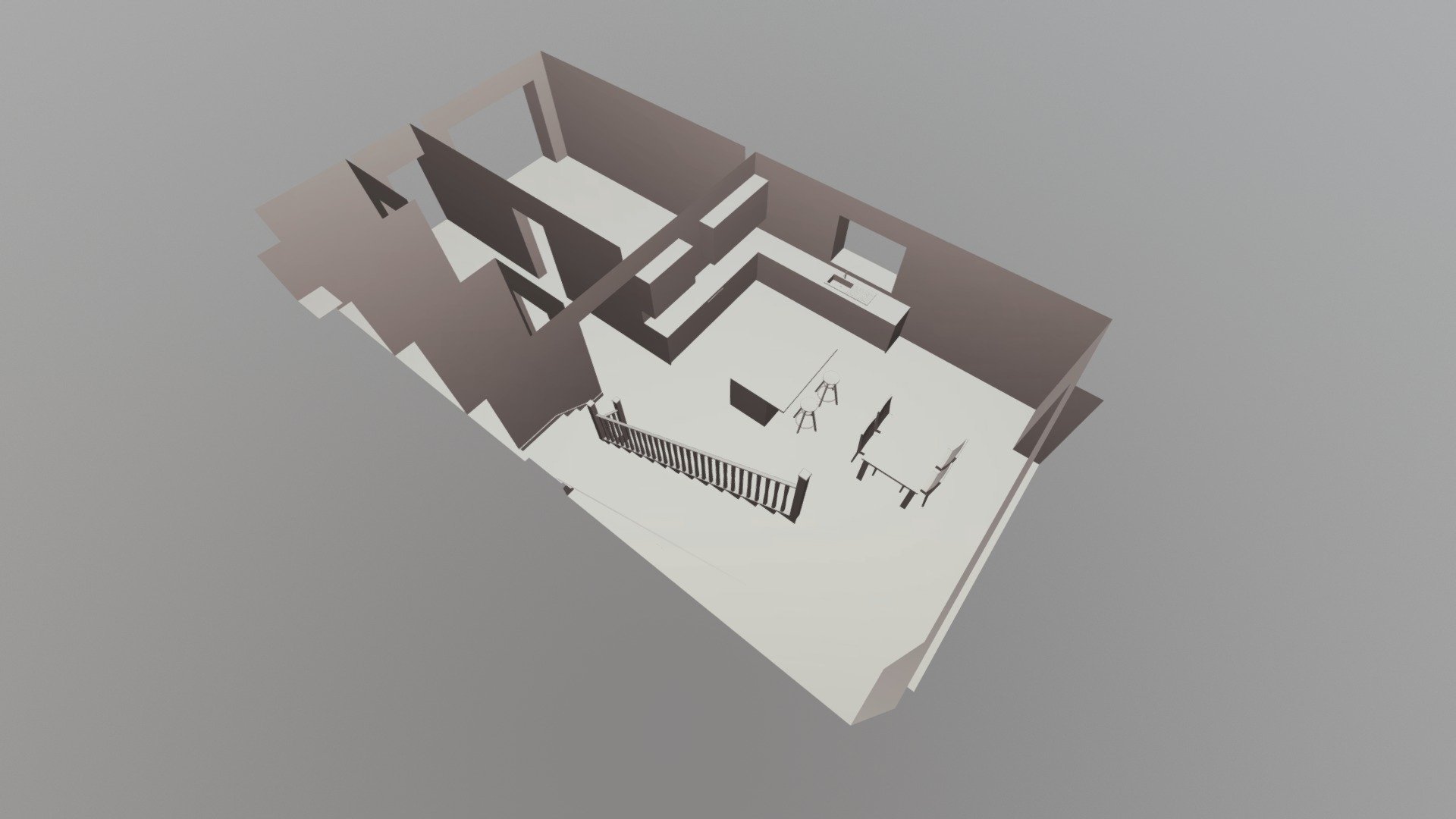 Family house - ground floor progress - 3D model by g.ziliute [747042b ...
