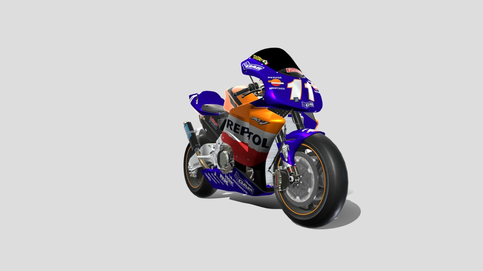 MotoGP v1 - Download Free 3D model by SuperBiker [7470a25] - Sketchfab
