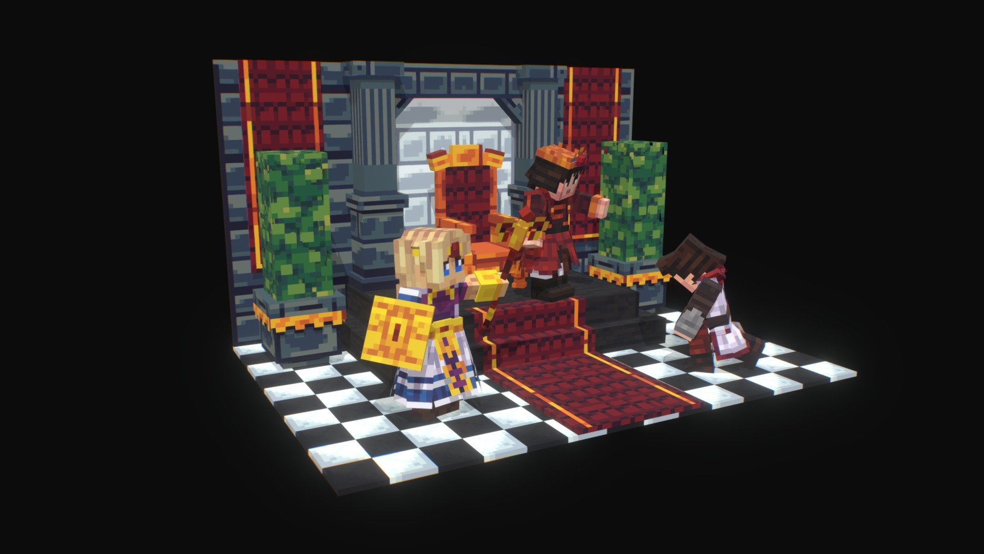 Throne Room - 3D model by Victim (@digitalvictim) [7472fe2] - Sketchfab