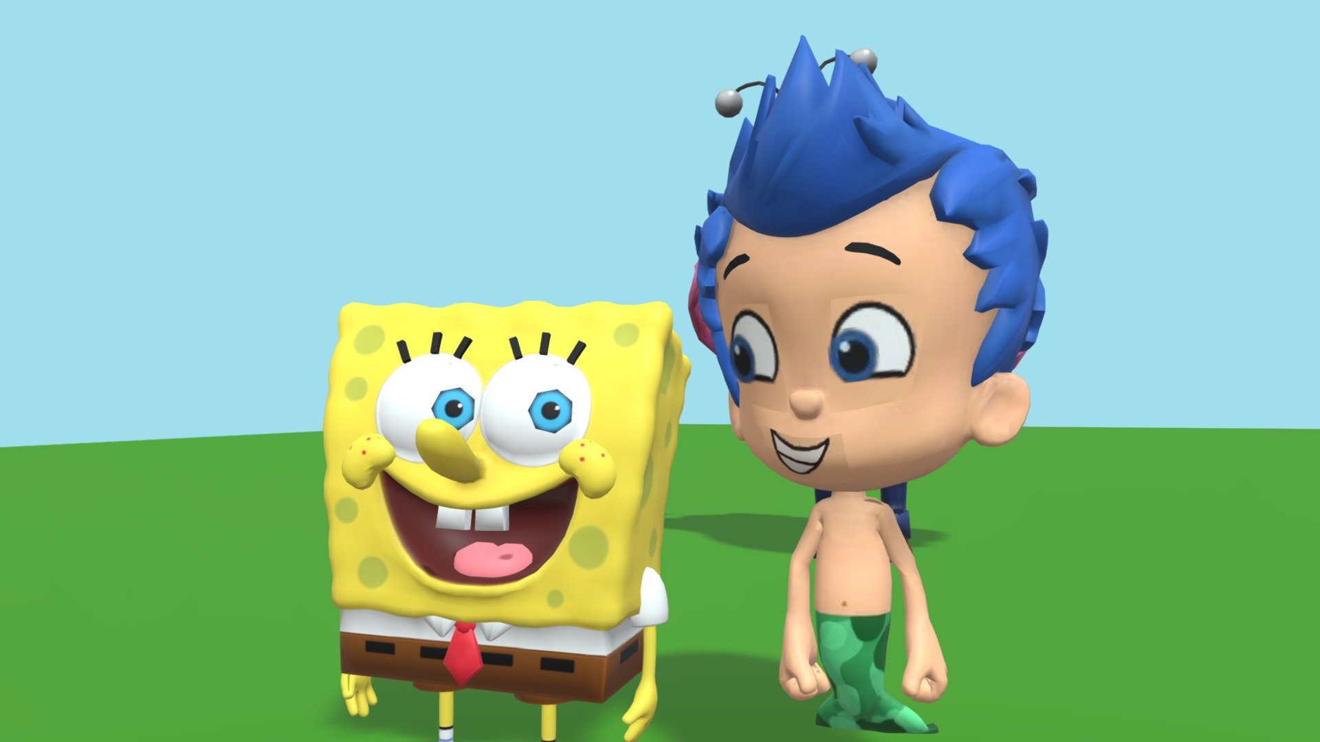 SpongeBob & Gil - Download Free 3D model by trcchannel570 [74732ad ...