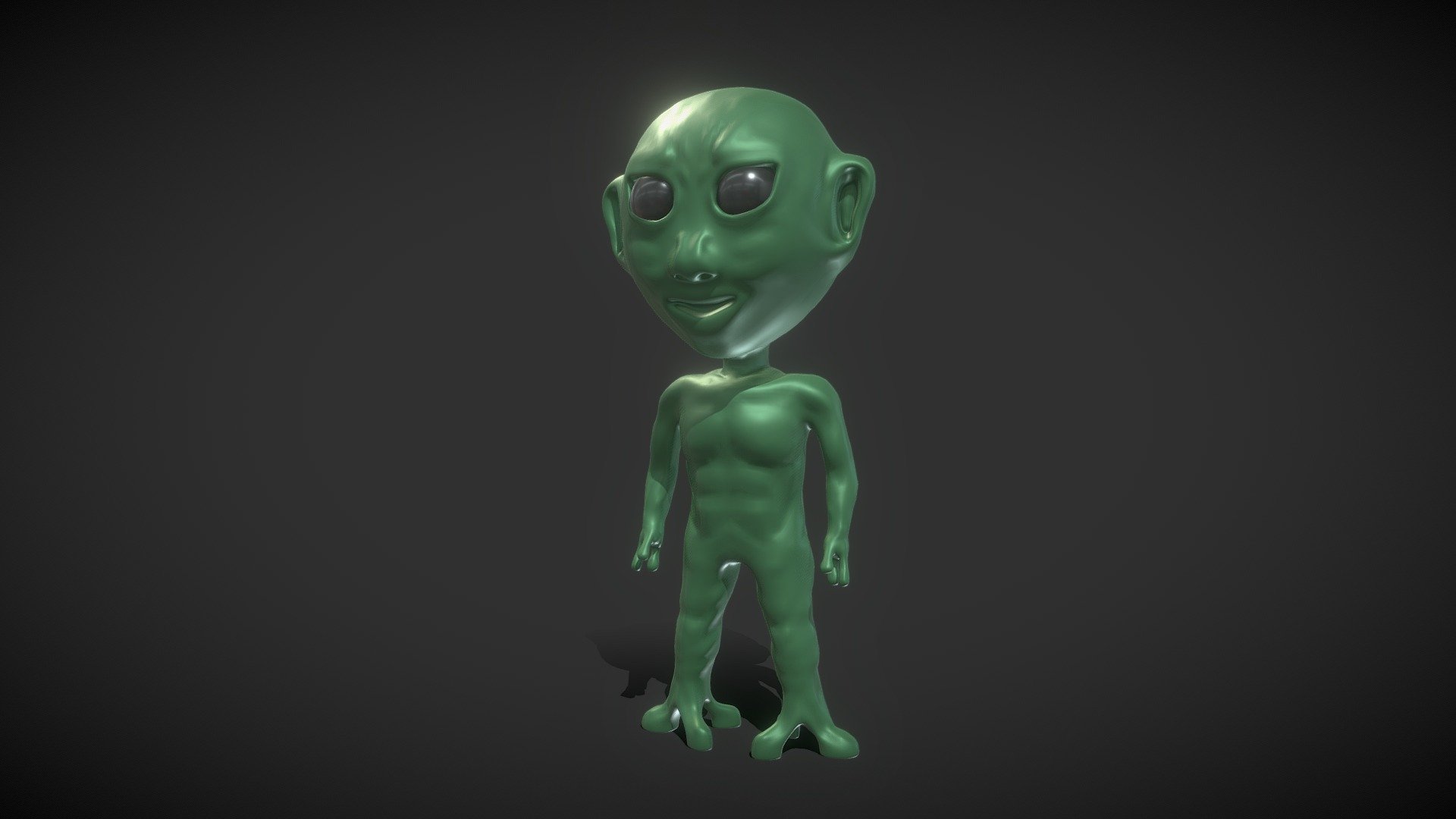 Alien 3D Model - Buy Royalty Free 3D model by Sandeep Choudhary ...