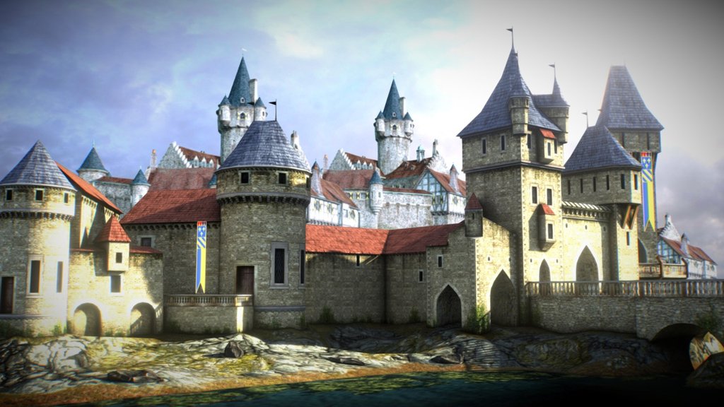 Castle - 3D model by ruslans3d [7473dee] - Sketchfab