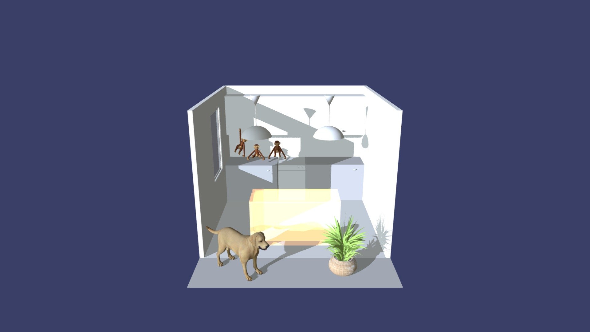 FINISHED ROOM - 3D model by kathyhaenke [7474940] - Sketchfab