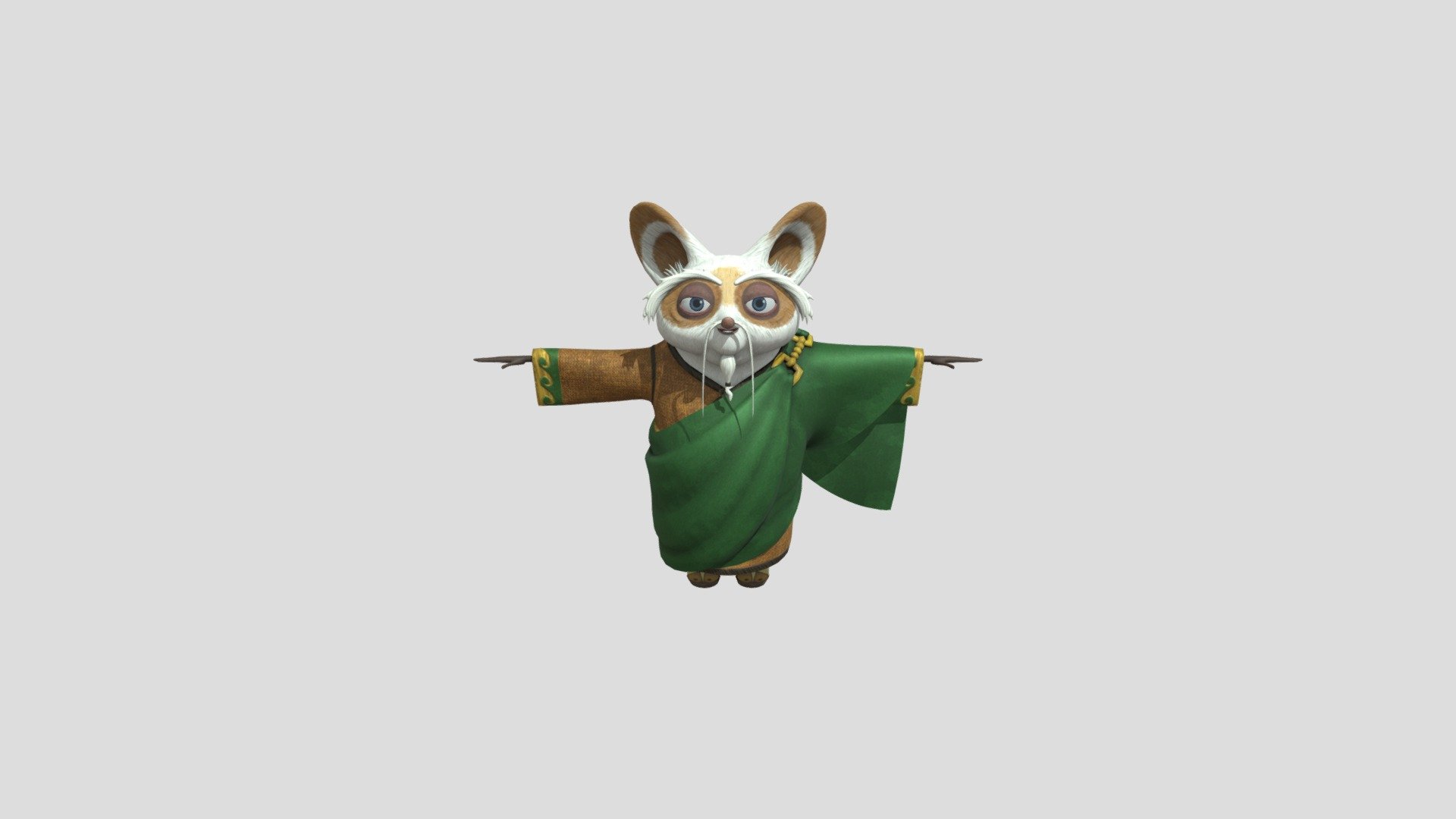 Master Shifu Without the car thing - Download Free 3D model by ...