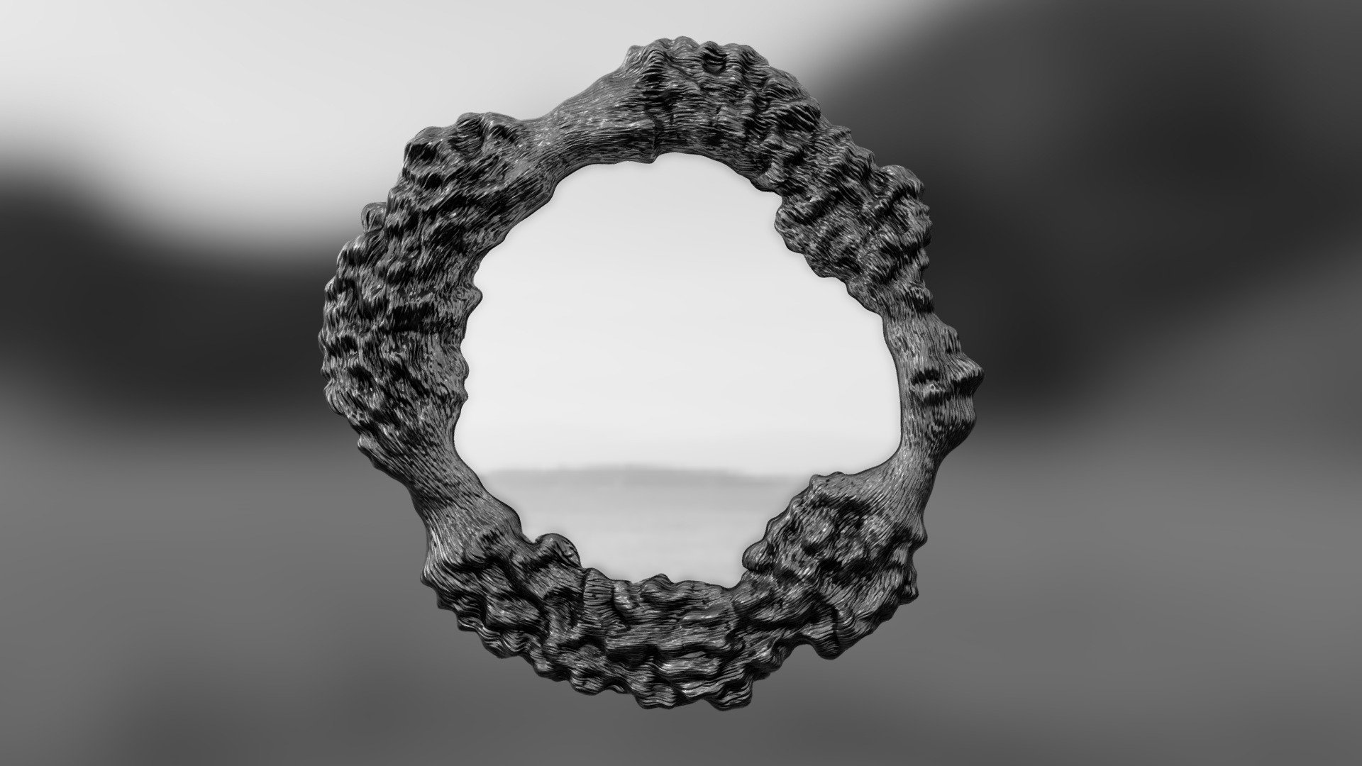 Mirror Frame Abstract shape Interior decoration - Buy Royalty Free 3D ...