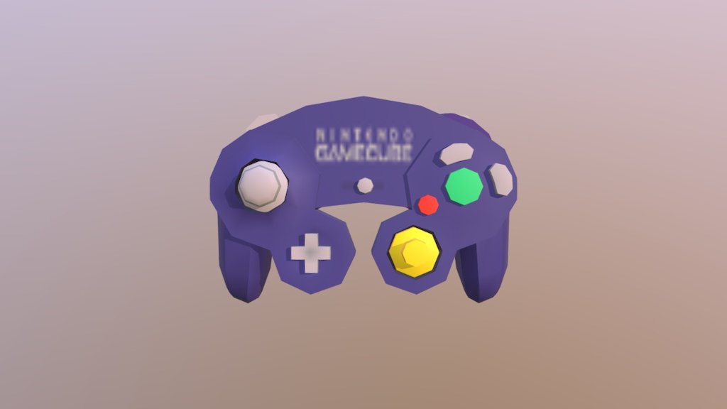 Gamecube Controller - 3D model by alexreed12345 [7475081] - Sketchfab
