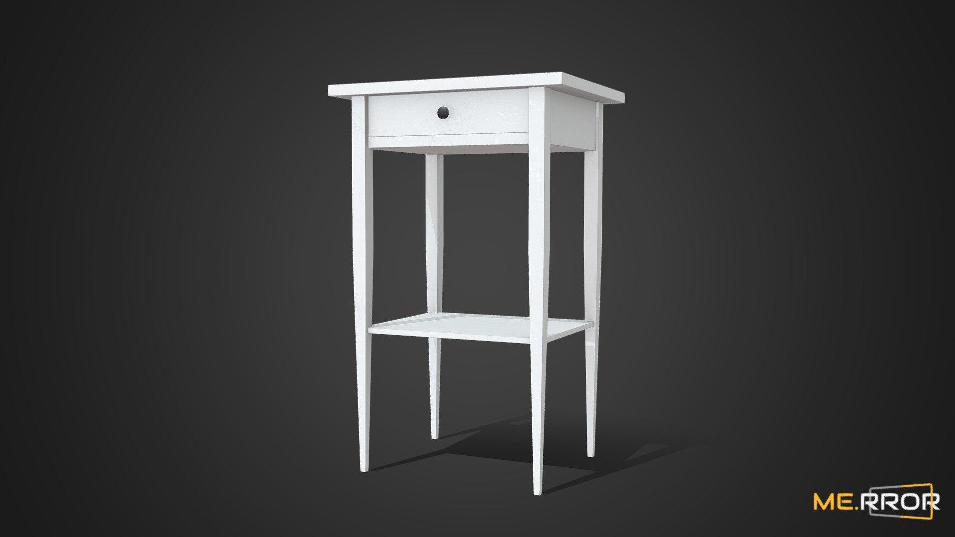 [Game-Ready] White Drawer Table - Buy Royalty Free 3D model by ME.RROR ...