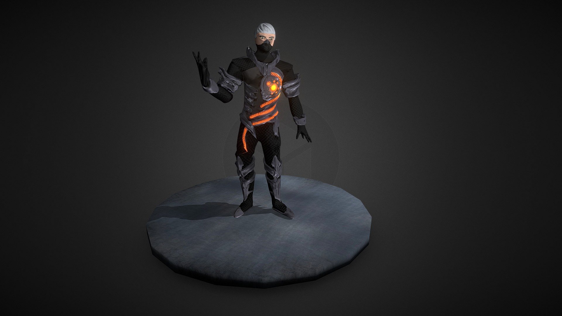 Male Assassin - 3D model by RosemaryTrautman (@RosemaryTrautman ...