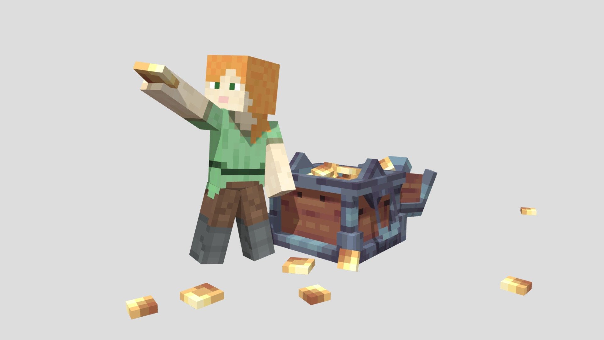 Chest Opening Animation - 3D model by kopaonik [747a3ce] - Sketchfab
