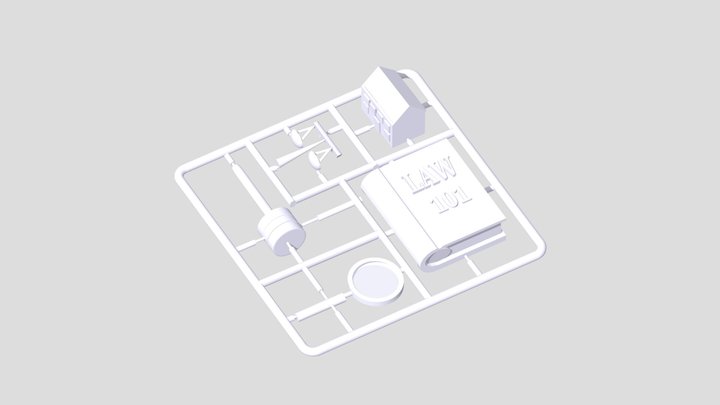 Law-book 3D models - Sketchfab