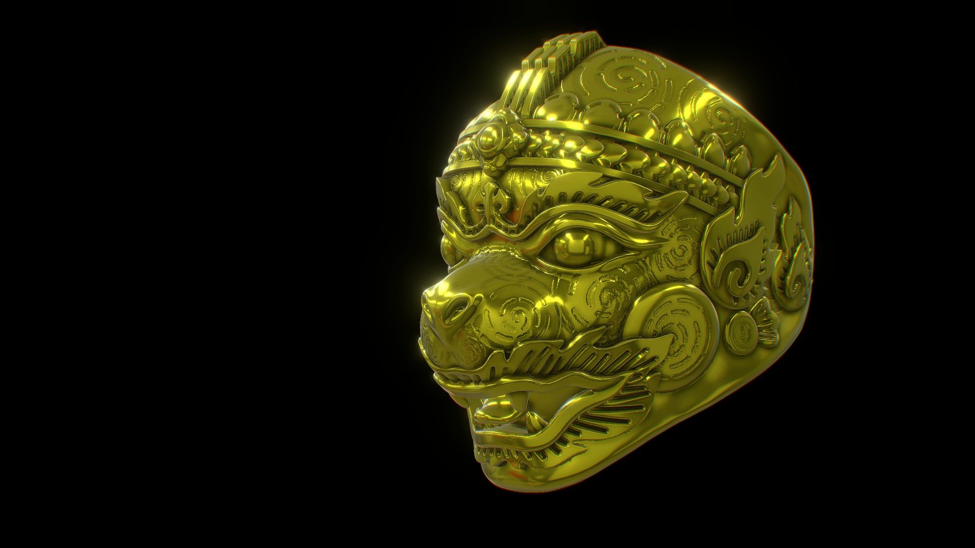 Dragon Ring - 3D model by svyART [747b800] - Sketchfab