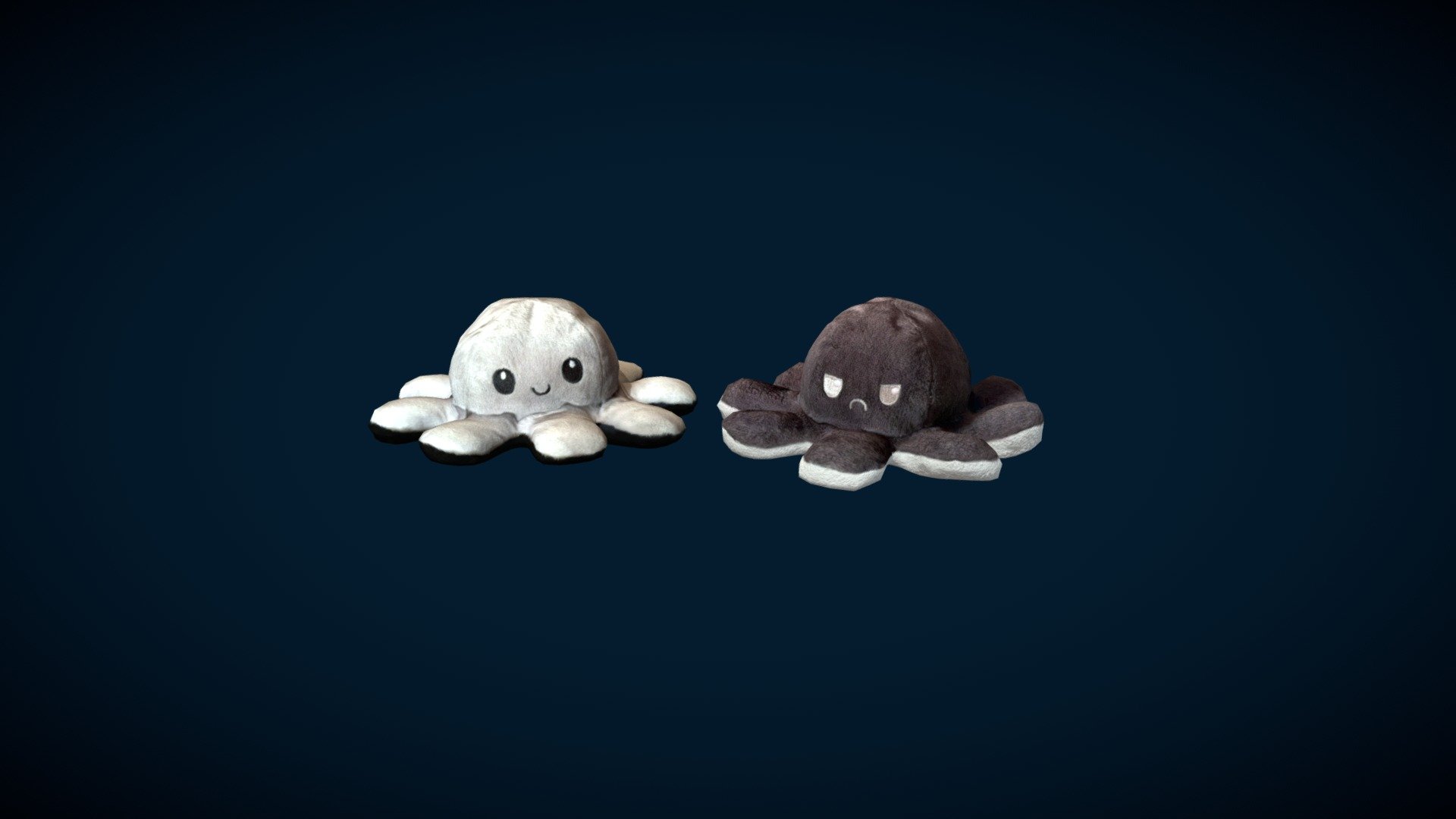 Plush octopuses photoscan low-poly 3D model - Buy Royalty Free 3D model ...