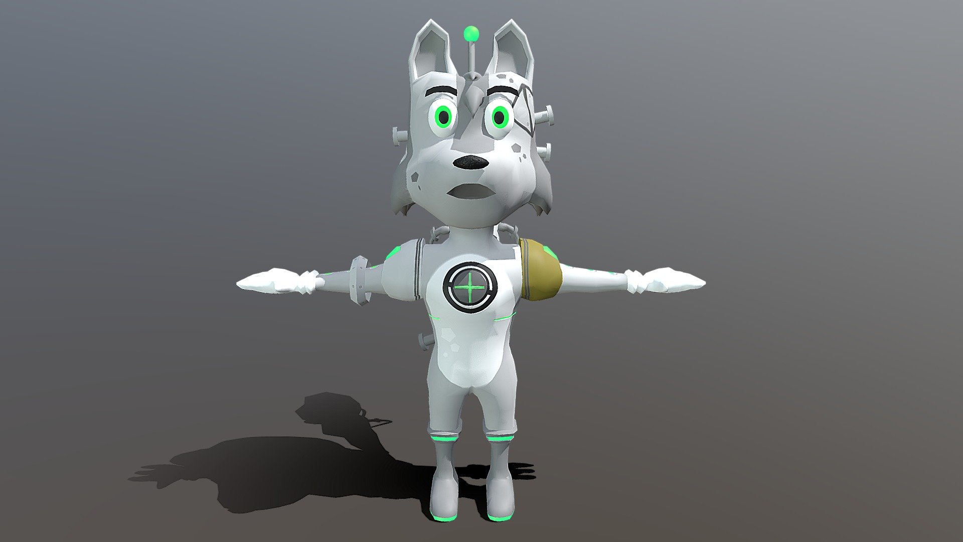 Robo-Wolf (Neutral) - The Investigator - 3D model by ChristheLancer ...