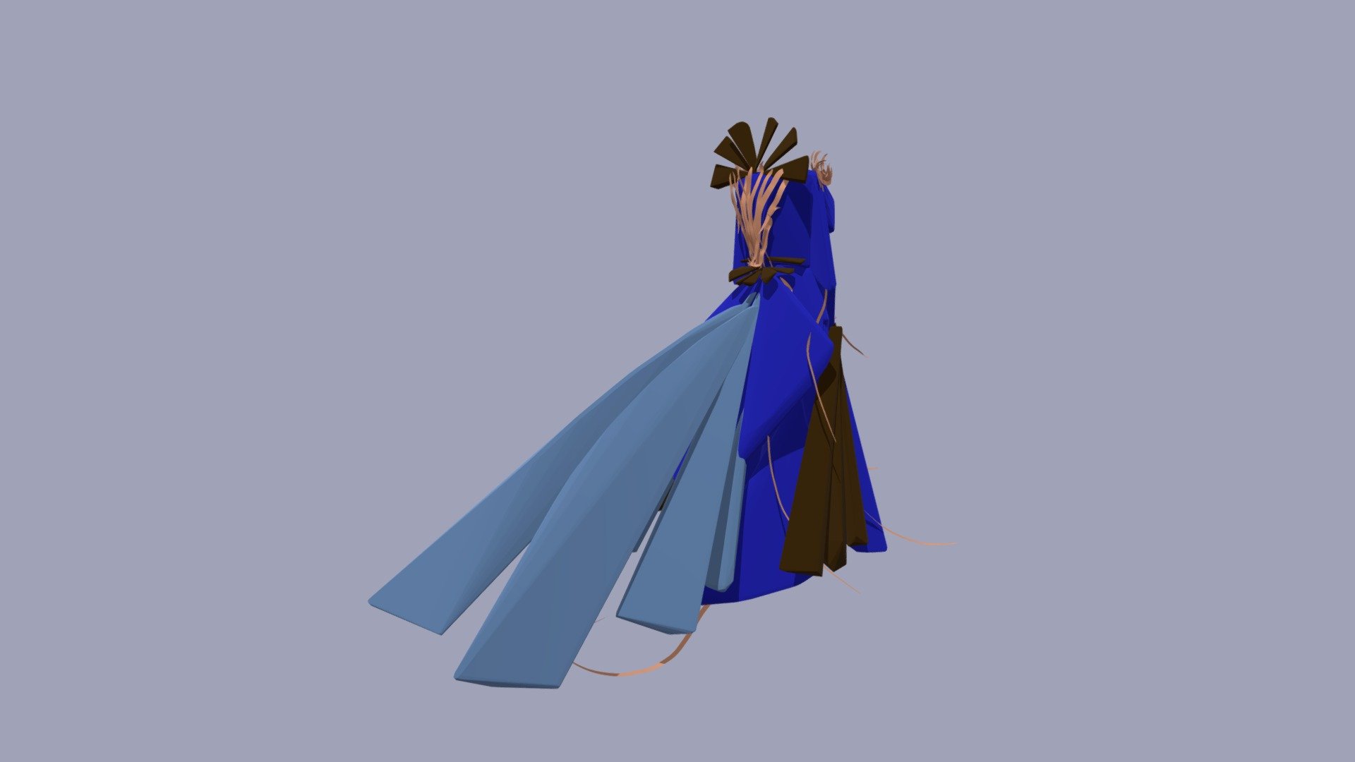 Fire Gown - Download Free 3D model by Pallavi Davé (@pallavidave ...