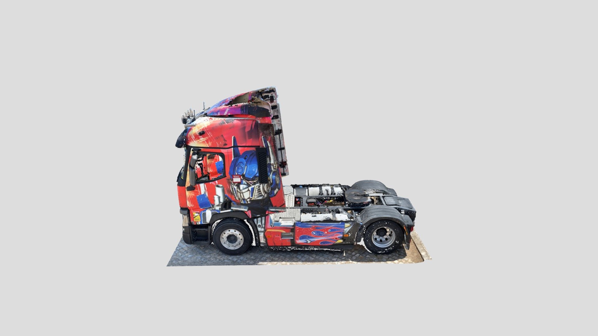 Transformer Truck - Download Free 3D model by Recon-3D [747f3f0 ...