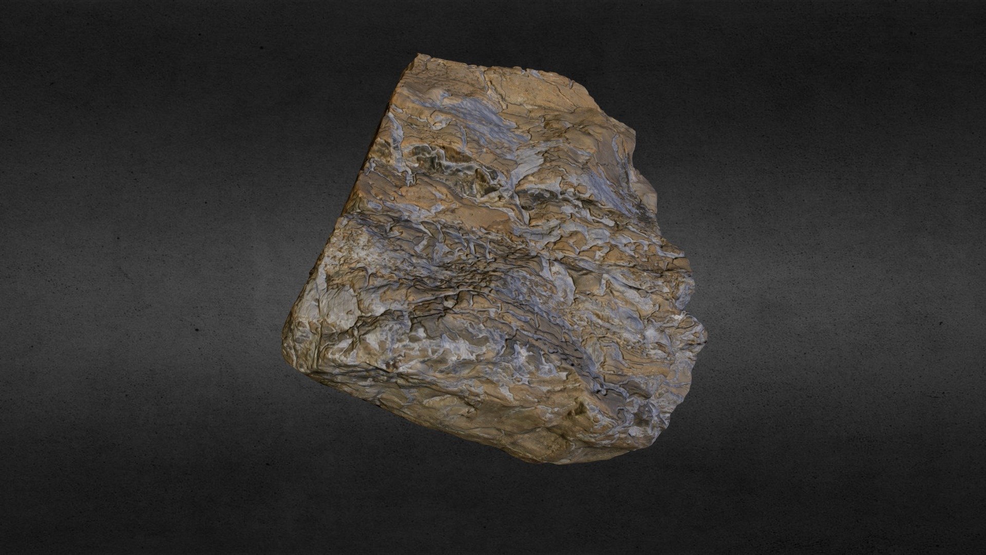 Molar Tooth Rock - 3D model by delparte [747fe57] - Sketchfab